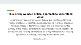 The sites and modalities for Critical Visual Methodology | PPTX