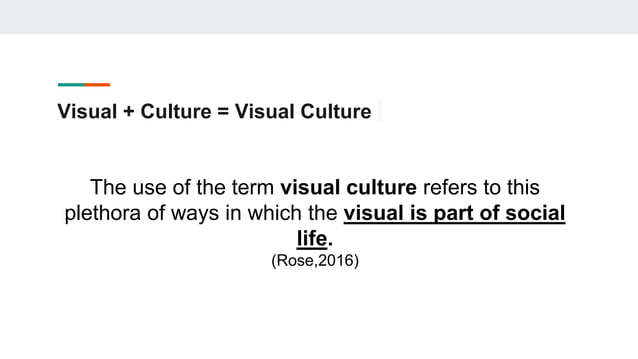 The sites and modalities for Critical Visual Methodology | PPTX | Fine ...
