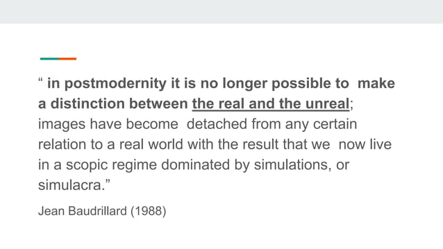 The sites and modalities for Critical Visual Methodology | PPTX | Fine ...