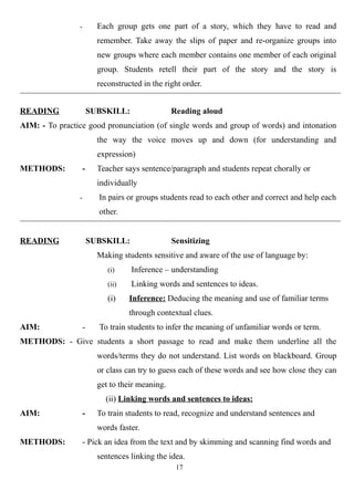 Four skills of language | DOC