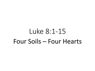 Four soils four hearts | PPTX