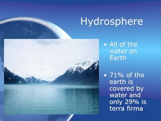 Earth Science - Four Spheres of the Earth.ppt