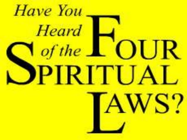Four spiritual laws | PPTX