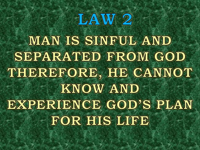 Four spiritual laws | PPTX