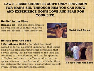 Four spiritual laws | PPTX