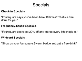 Foursquare: An overview for execs who will never personally use it | PPT