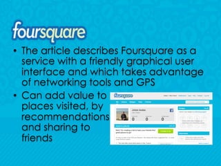 Foursquare | PDF