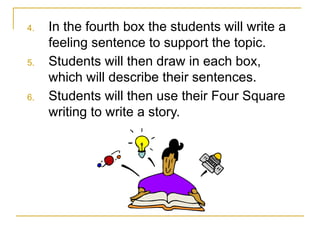 Four Square for students grade 1-5 education writing | PPT