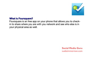 Foursquare basics | PPT