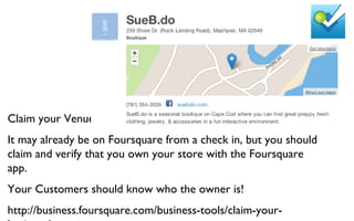 Foursquare basics | PPT