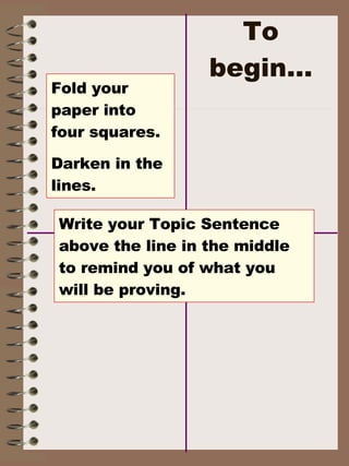 Four Square Paragraph | PPT