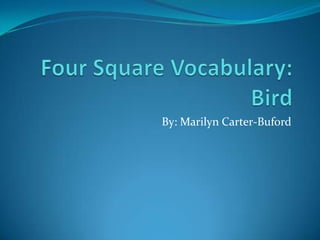 Four square vocabulary | PPTX