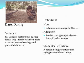 Four square vocabulary | PPTX