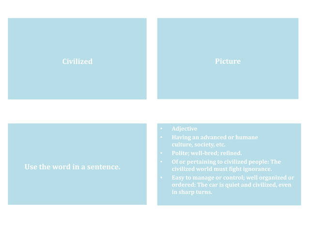 Four square vocabulary approach | PPT