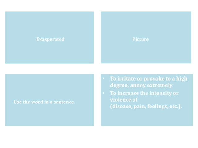 Four square vocabulary approach | PPT