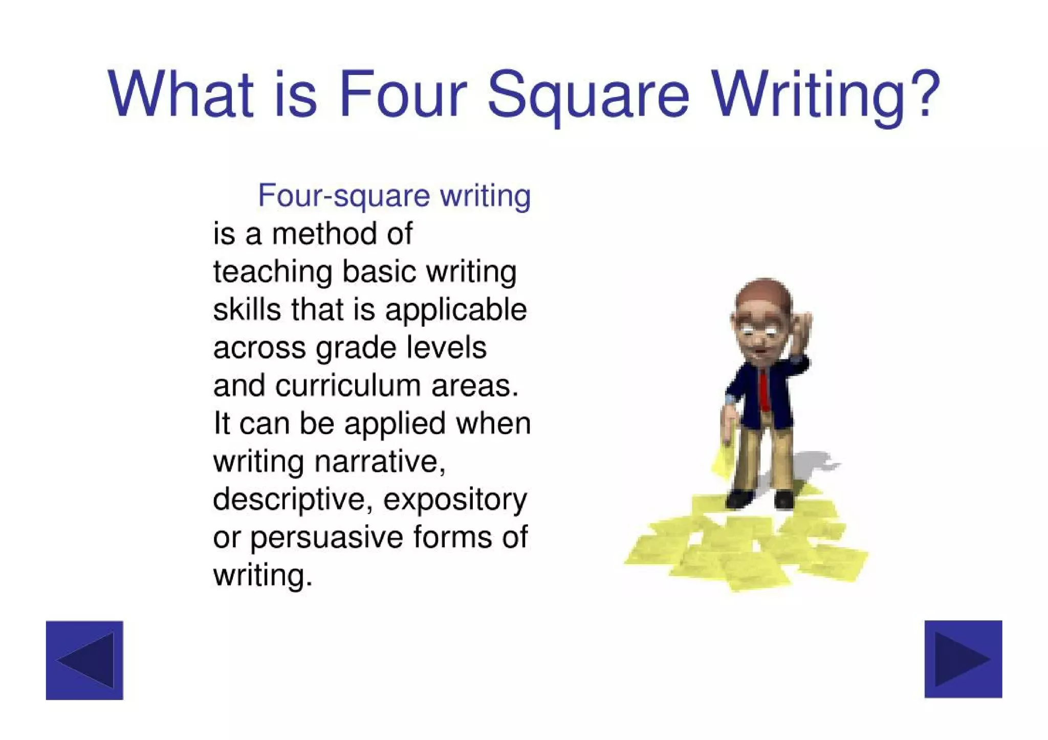 Four Square Writing | PDF