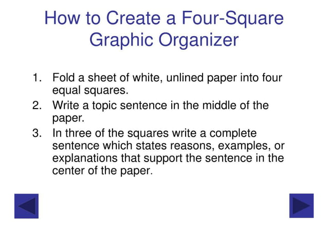 Four Square Writing | PDF
