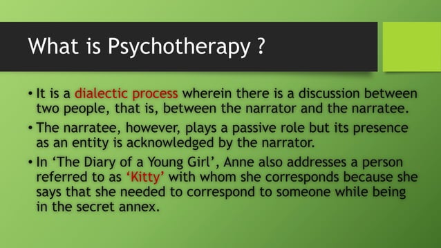Four stages of psychotherapy | PPTX