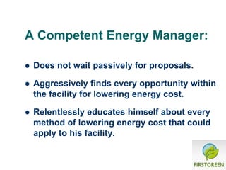 Four Steps Of Energy Managment | PPT