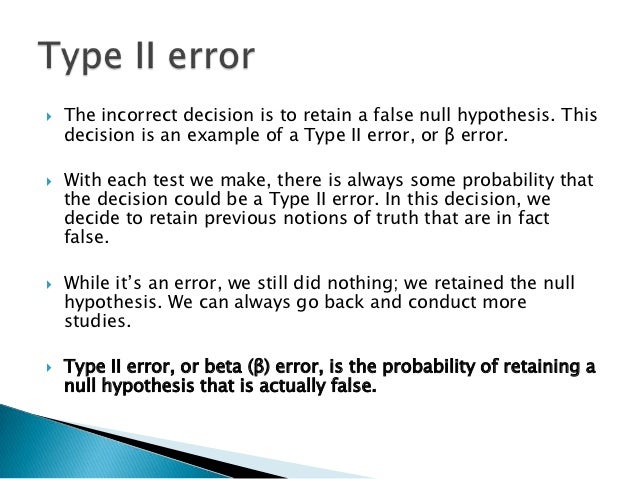 Four steps to hypothesis testing