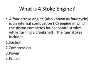 Four stoke engines | PPTX