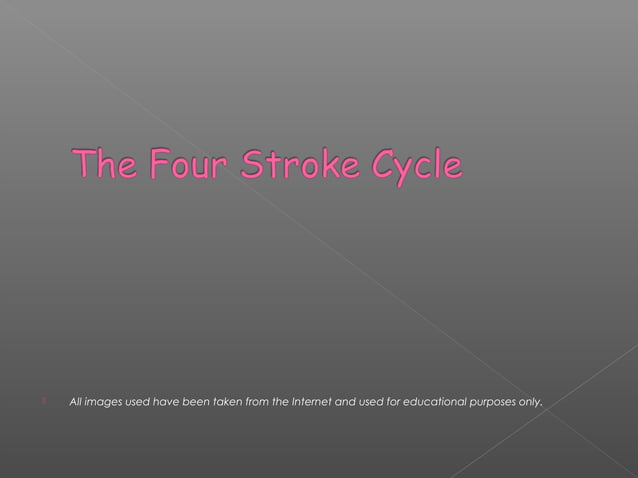 Four stroke cycle | PPT