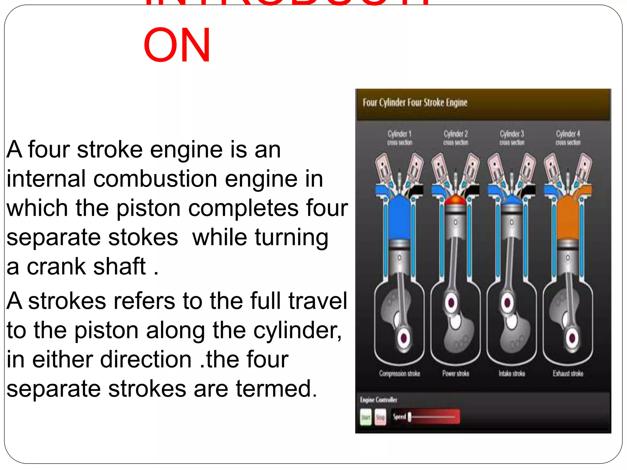 Four stroke engine | PPTX