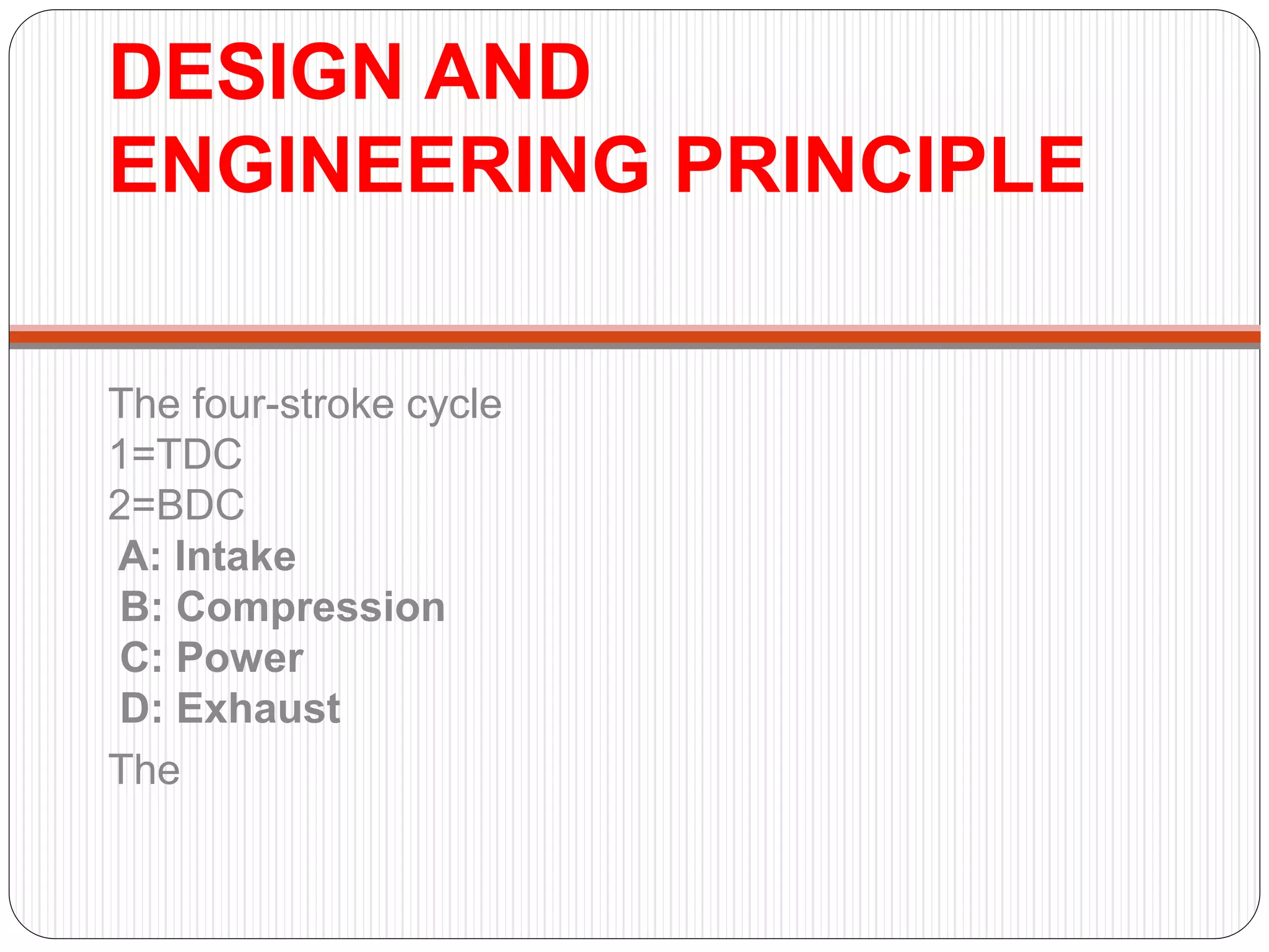 Four stroke engine | PPT