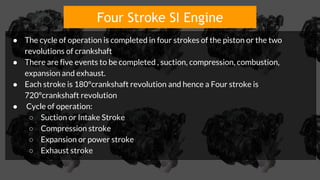 Four stroke IC engine | PPTX