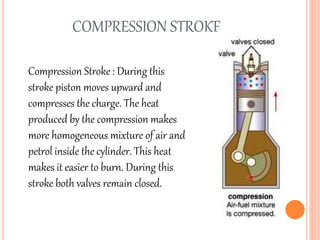 Four Stroke Petrol Engine | PPTX