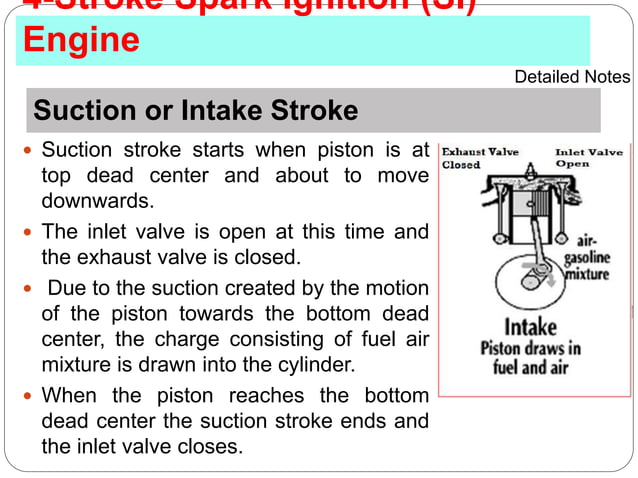 Four Stroke SI and CI engines | PPTX | Motorcycles | Automotive