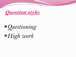 Four style of communication | PPT