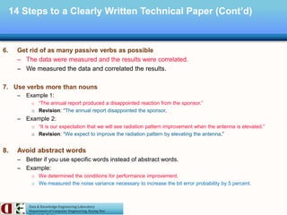 Writing for computer science: Fourteen steps to a clearly written ...