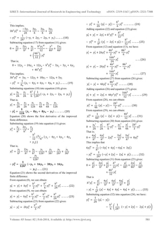 Fourth order improved finite difference approach to pure bending analysis of line continuum. | PDF