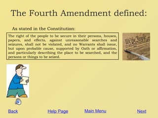 Fourth amendment tutorial | PPT