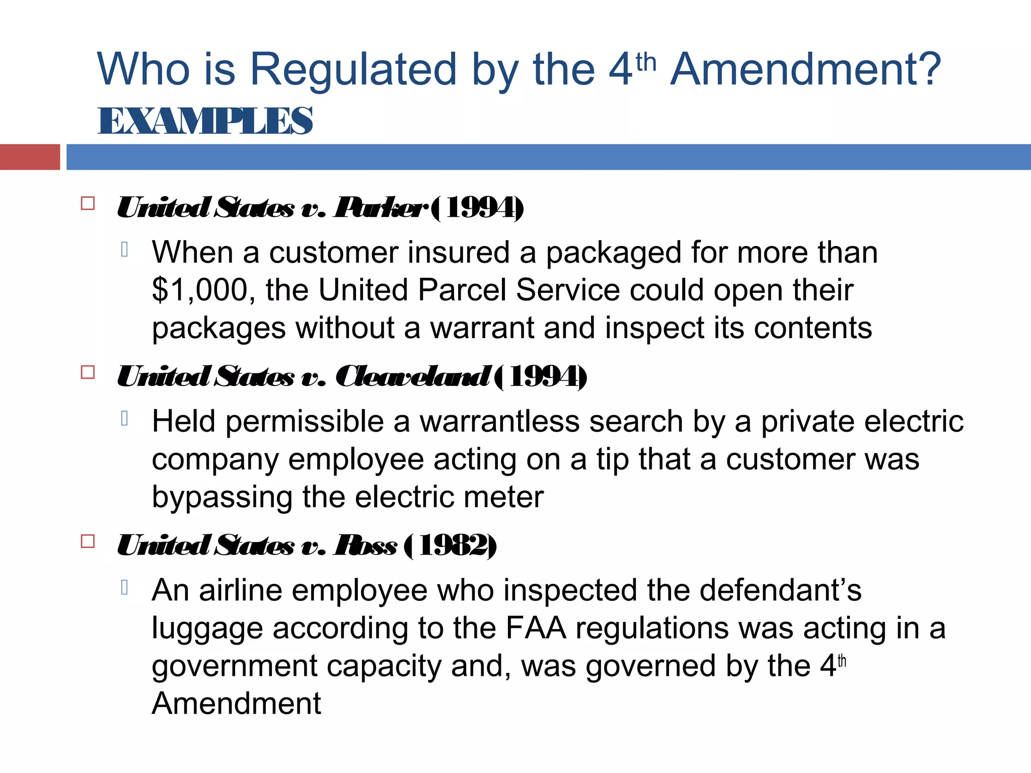 Fourth Amendment | PPT
