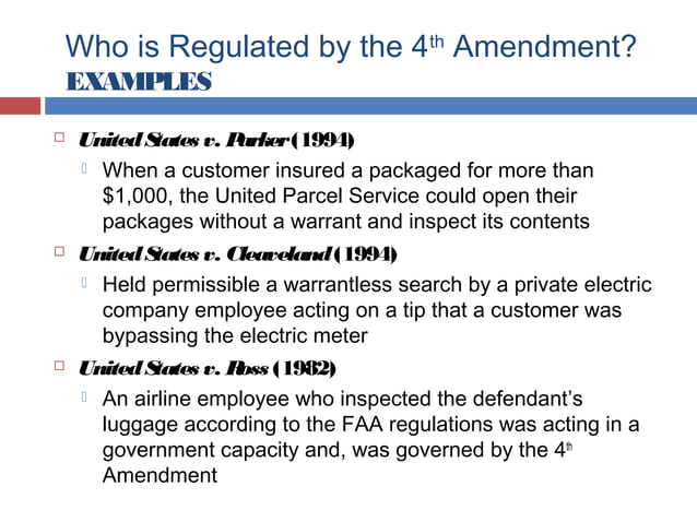 Fourth Amendment | PPT | Law