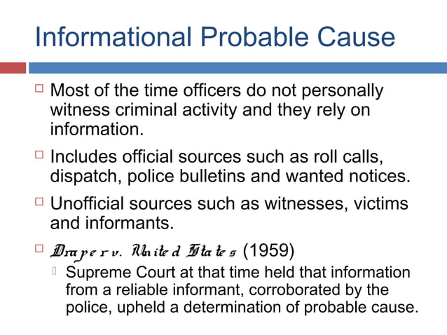 Fourth Amendment | PPT | Law