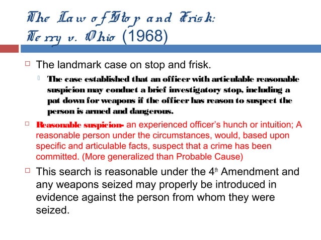 Fourth Amendment | PPT | Law