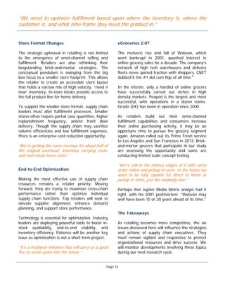 A Positive Outlook: Fourth Annual State of the Retail Supply Chain ...