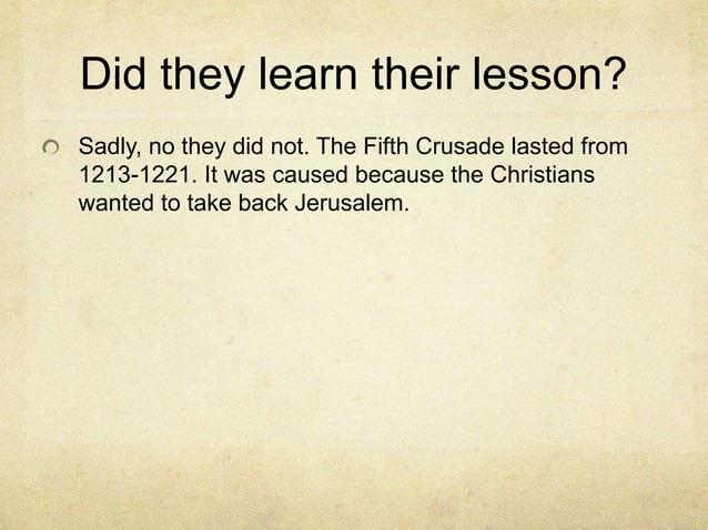 Fourth crusade | PPTX