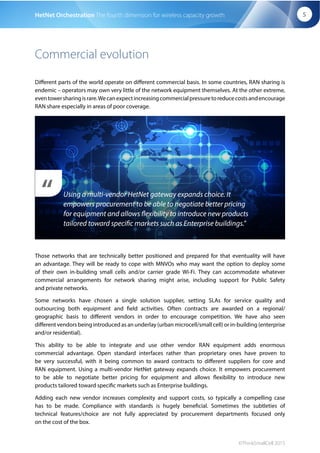 Fourth Dimension RAN white paper - ThinkSmallCell | PDF
