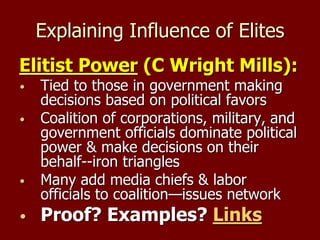 Four Theories of Governing Elites 3.ppt