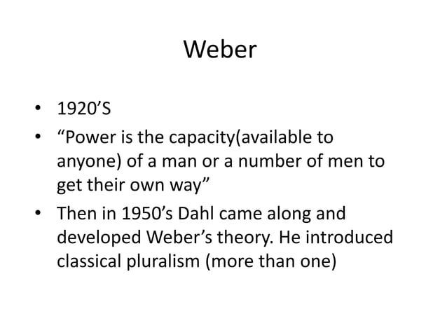 Four theories of power | PPTX