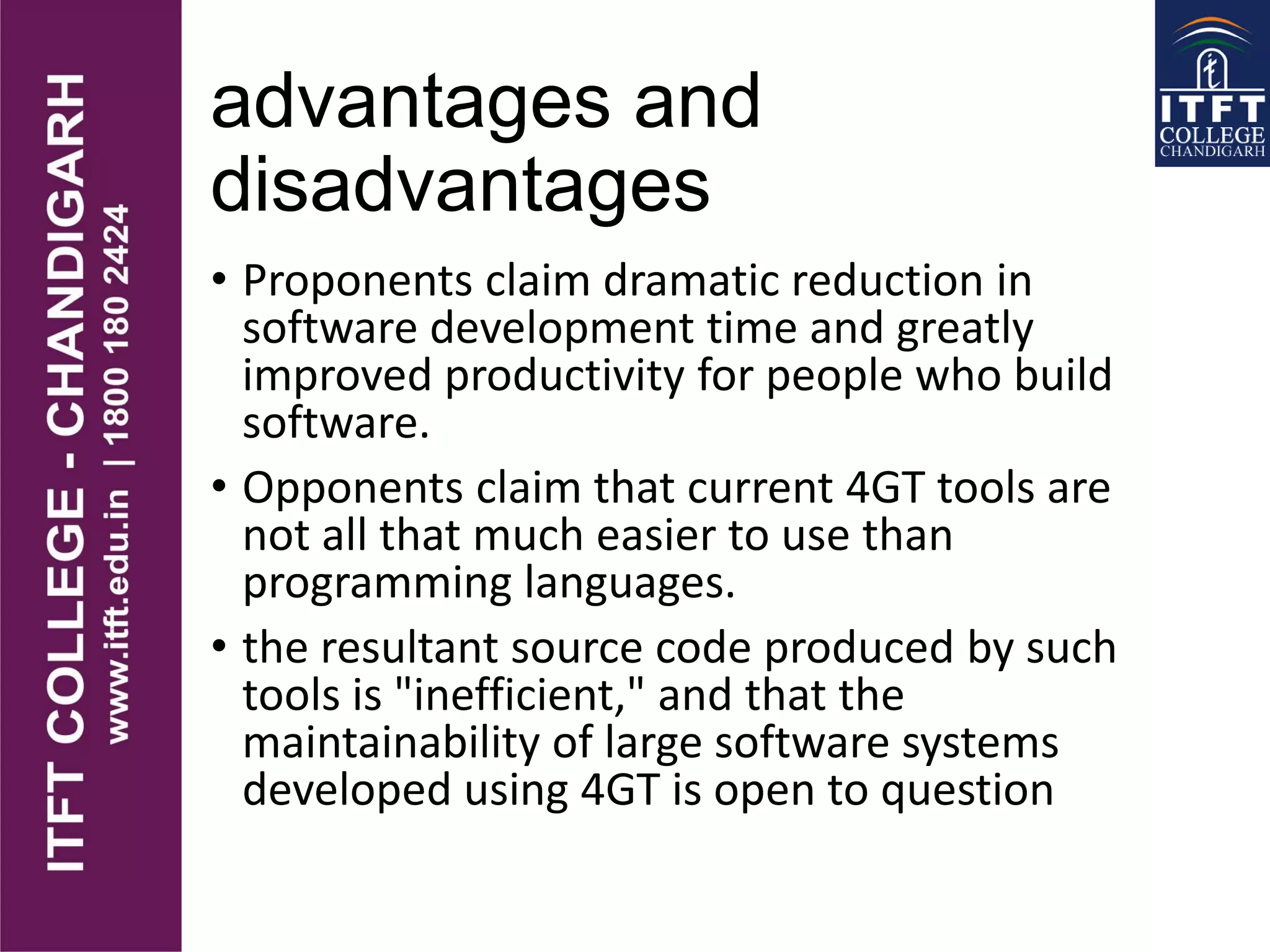 ITFT - Fourth generation techniques | PDF | Programming Languages | Computing