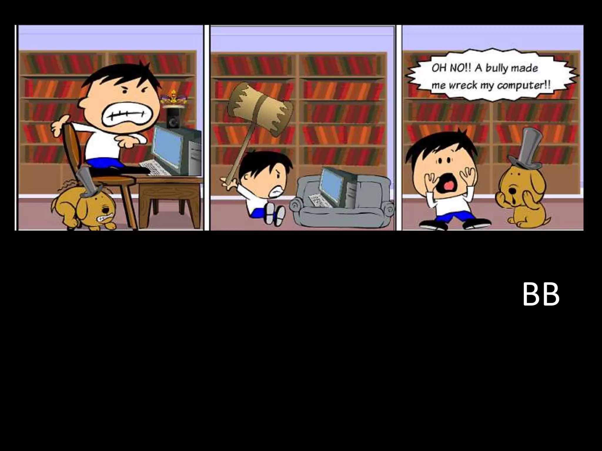 Fourth Grade Cyber Bullying Calm Down Cartoons | PPTX | Debated ...