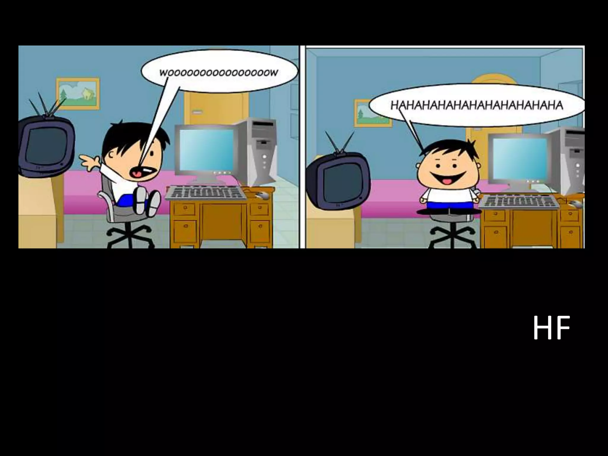 Fourth Grade Cyber Bullying Calm Down Cartoons | PPTX