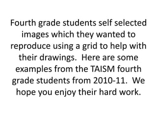 Fourth grade grid drawings | PPT