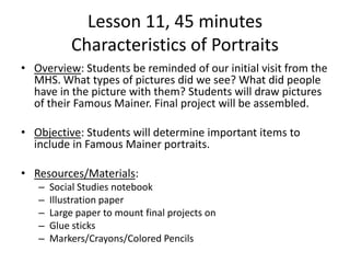 Fourth grade social studies unit | PPTX