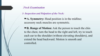 Health assessment Head .face .neck assessment | PPT
